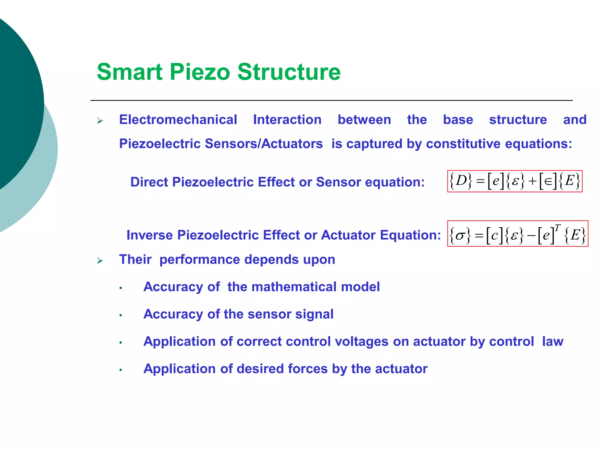 Computational Model for Realisation of Smart Structure | PPT