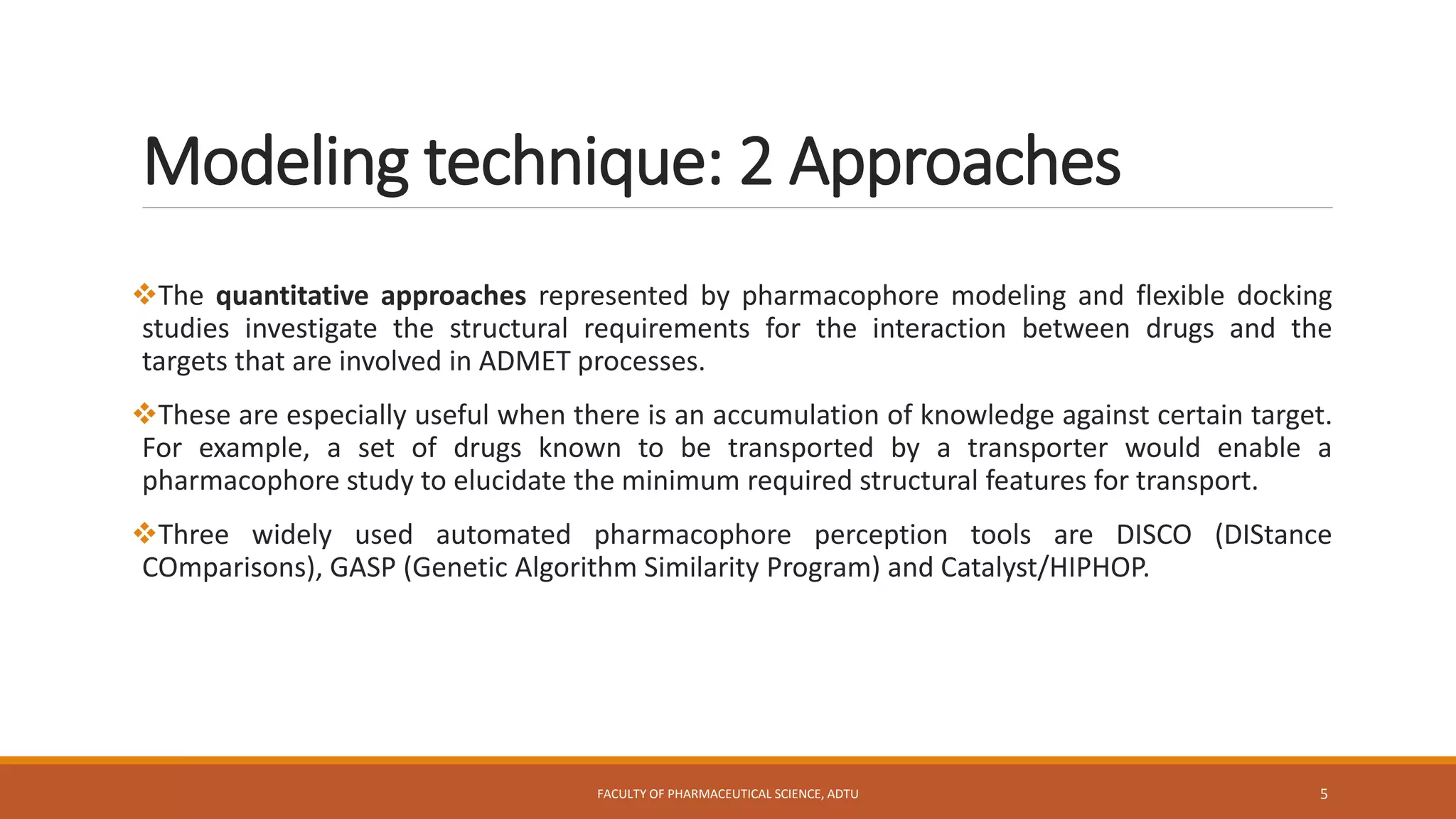 Computational modeling in drug disposition | PPTX