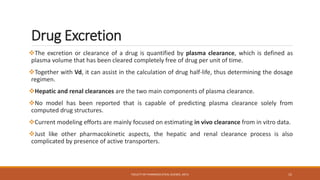 Computational modeling in drug disposition | PPTX