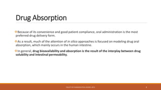 Computational modeling in drug disposition | PPTX