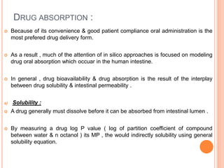 Computational modeling in drug disposition | PPTX