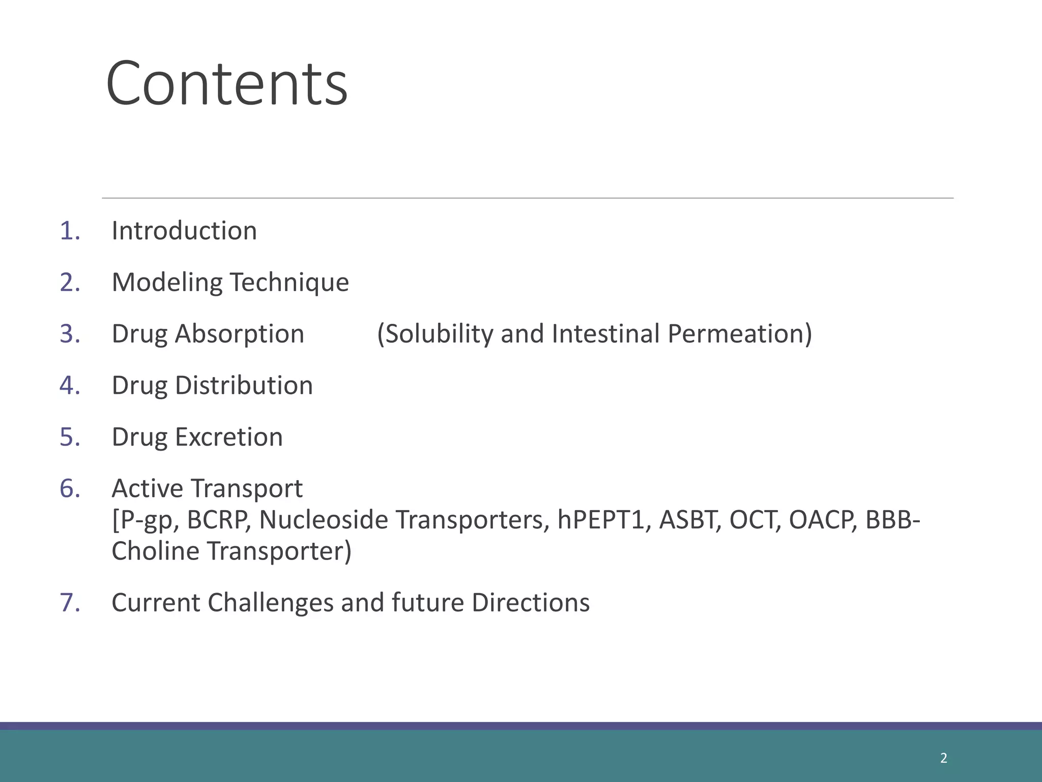 Computational modeling in drug disposition | PPTX