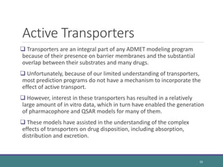 Computational modeling in drug disposition | PPTX