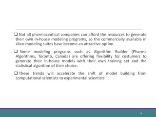 Computational modeling in drug disposition | PPTX