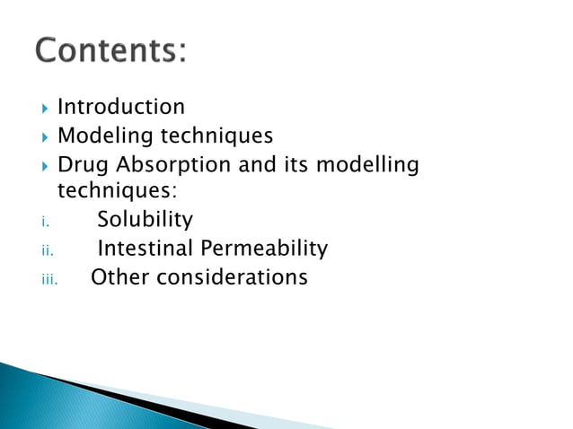 Computational modeling of drug disposition | PPTX | Pharmaceutical ...