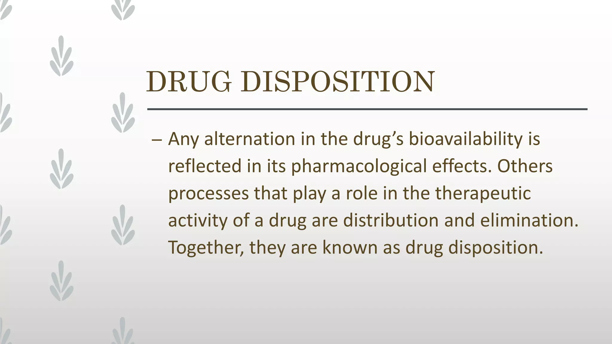 Computational Modeling Of Drug Distribution Ppt