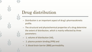 Computational modeling of drug distribution | PPT