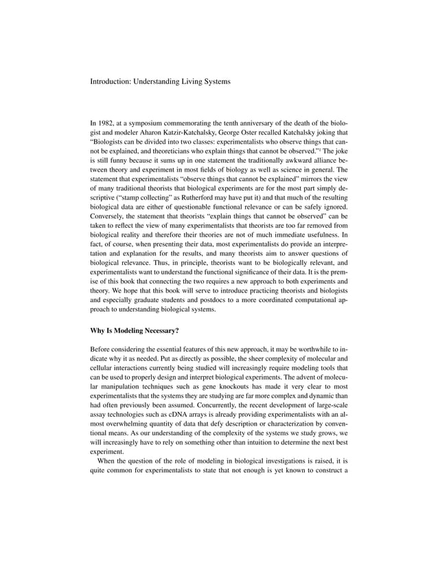 Computational Modeling Of Genetic And Biochemical Networks Pdf