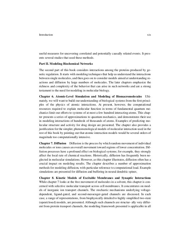Computational Modeling Of Genetic And Biochemical Networks 