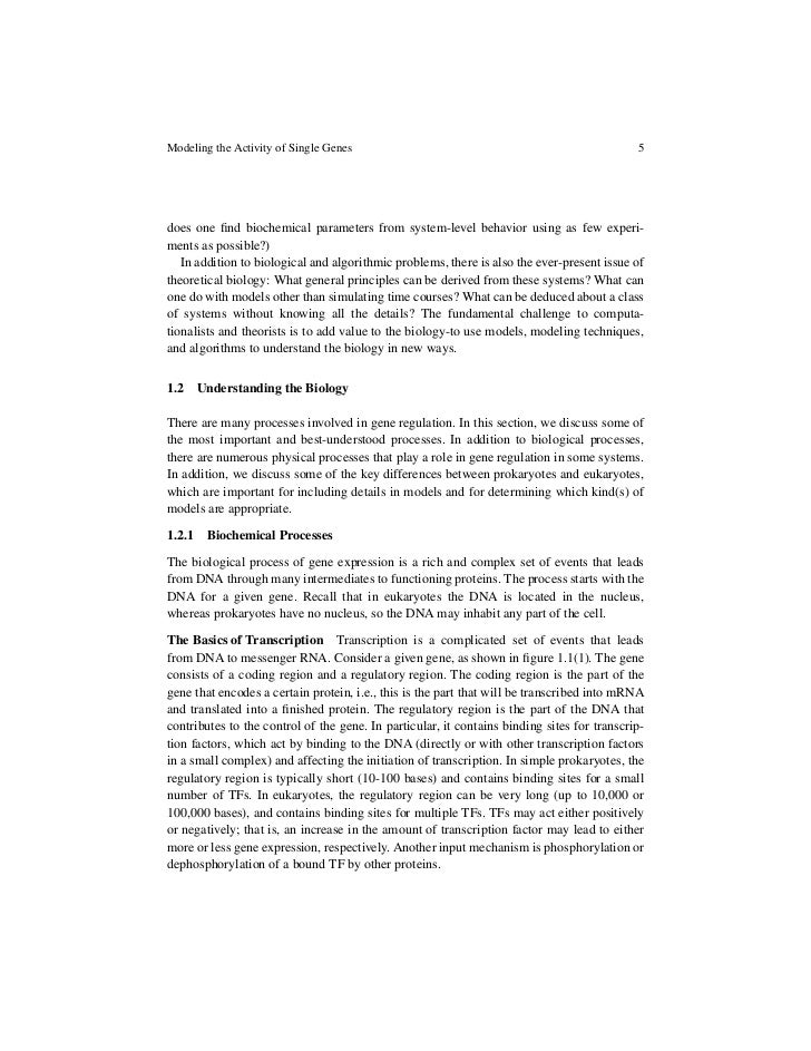 Computational Modeling Of Genetic And Biochemical Networks
