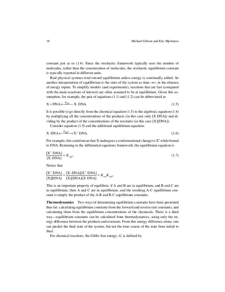 Computational Modeling Of Genetic And Biochemical Networks