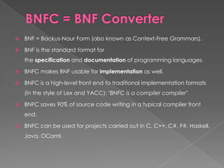 Computational model language and grammar bnf | PPTX | Programming Languages | Computing