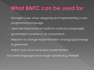 Computational model language and grammar bnf | PPTX | Programming Languages | Computing
