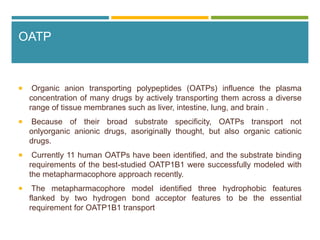 Computational modelling of drug disposition active transport | PPTX