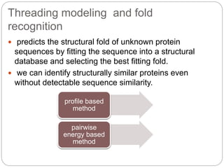 Computational predictiction of prrotein structure | PPTX