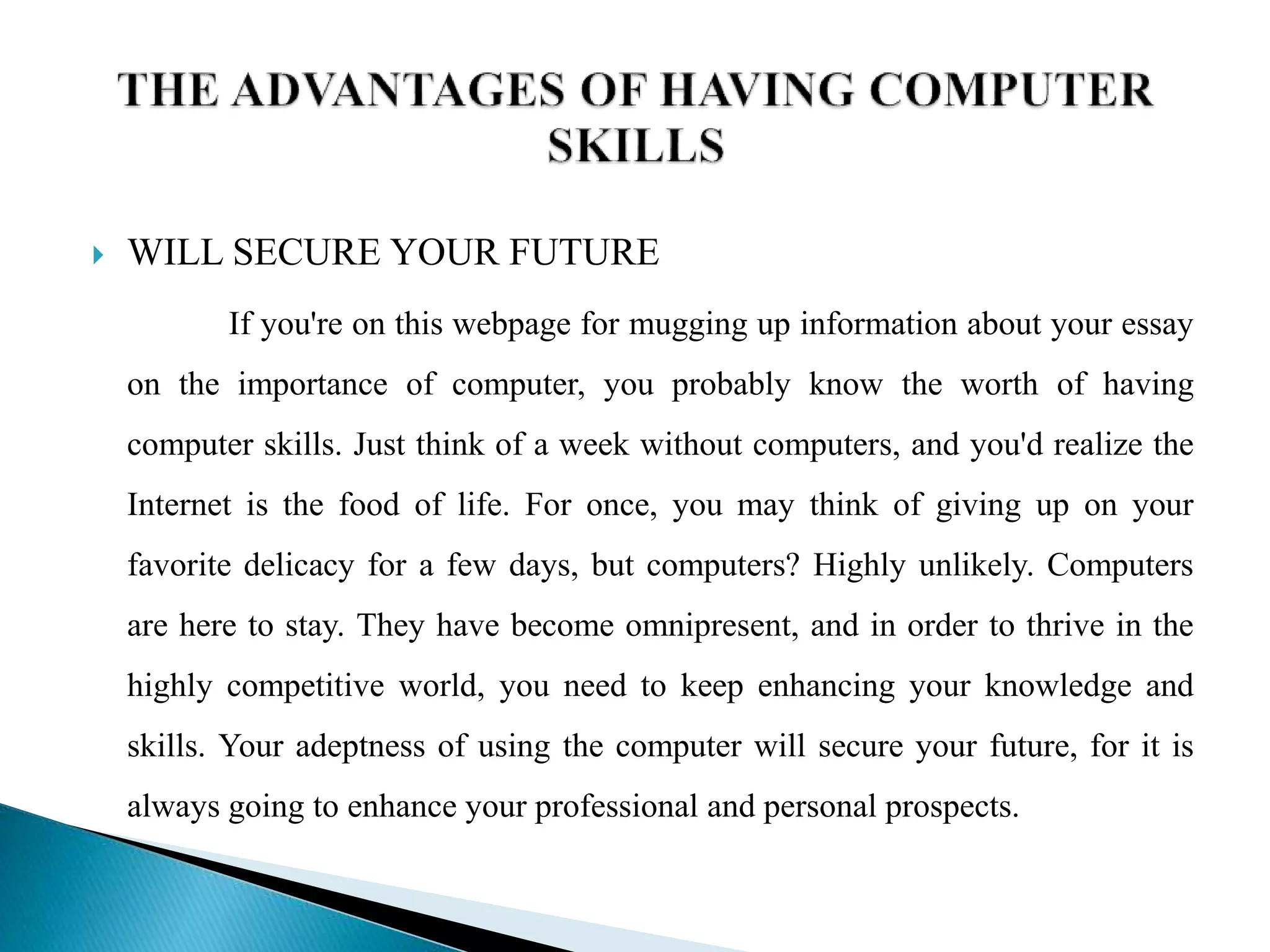 Computational skills | PPT