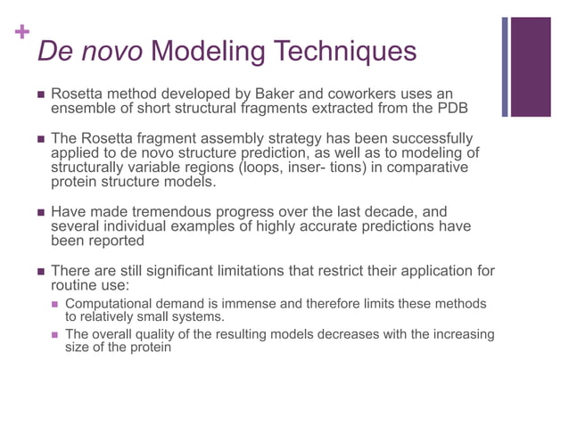Modelling Proteins By Computational Structural Biology Ppt