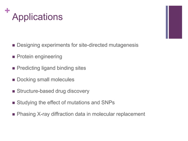Modelling Proteins By Computational Structural Biology Ppt