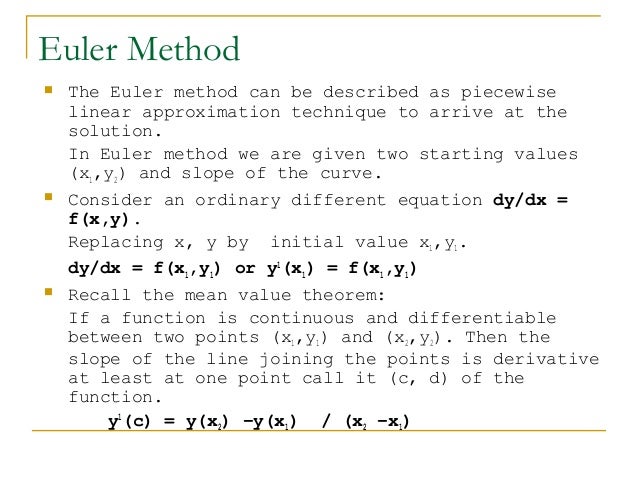 Computational techniques