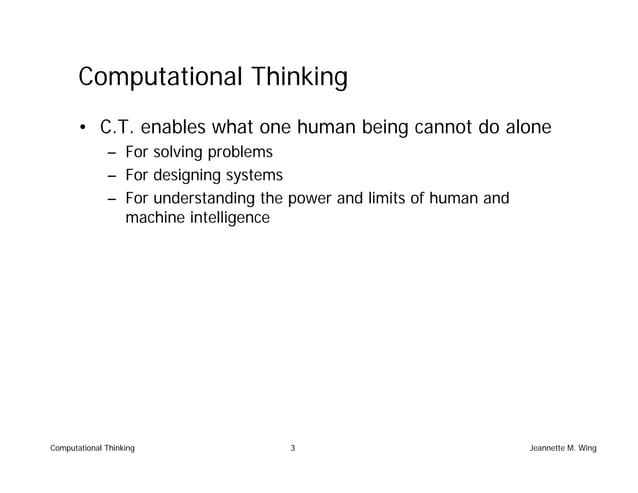 Computational Thinking | PDF | Science