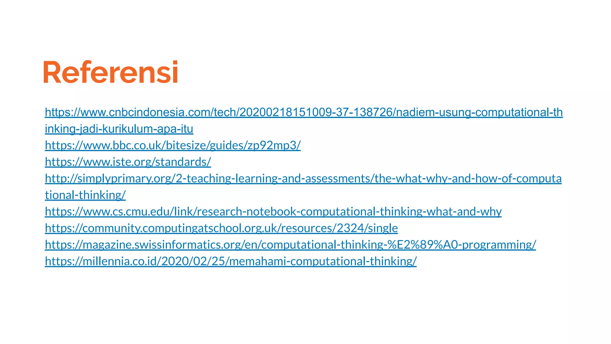 Computational Thinking | PDF