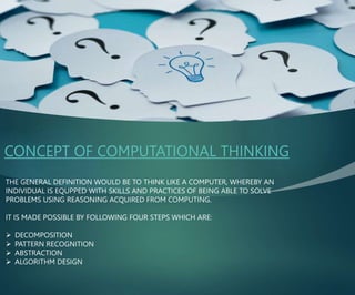COMPUTATIONAL THINKING | PPTX