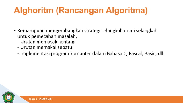 Computational Thinking informatika kelas XI | PPT