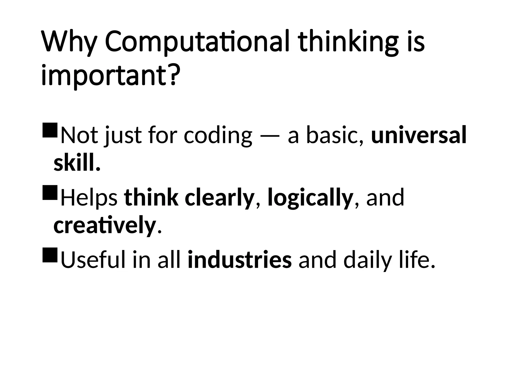 Computational Thinking (1).pptx Presentation | PPTX