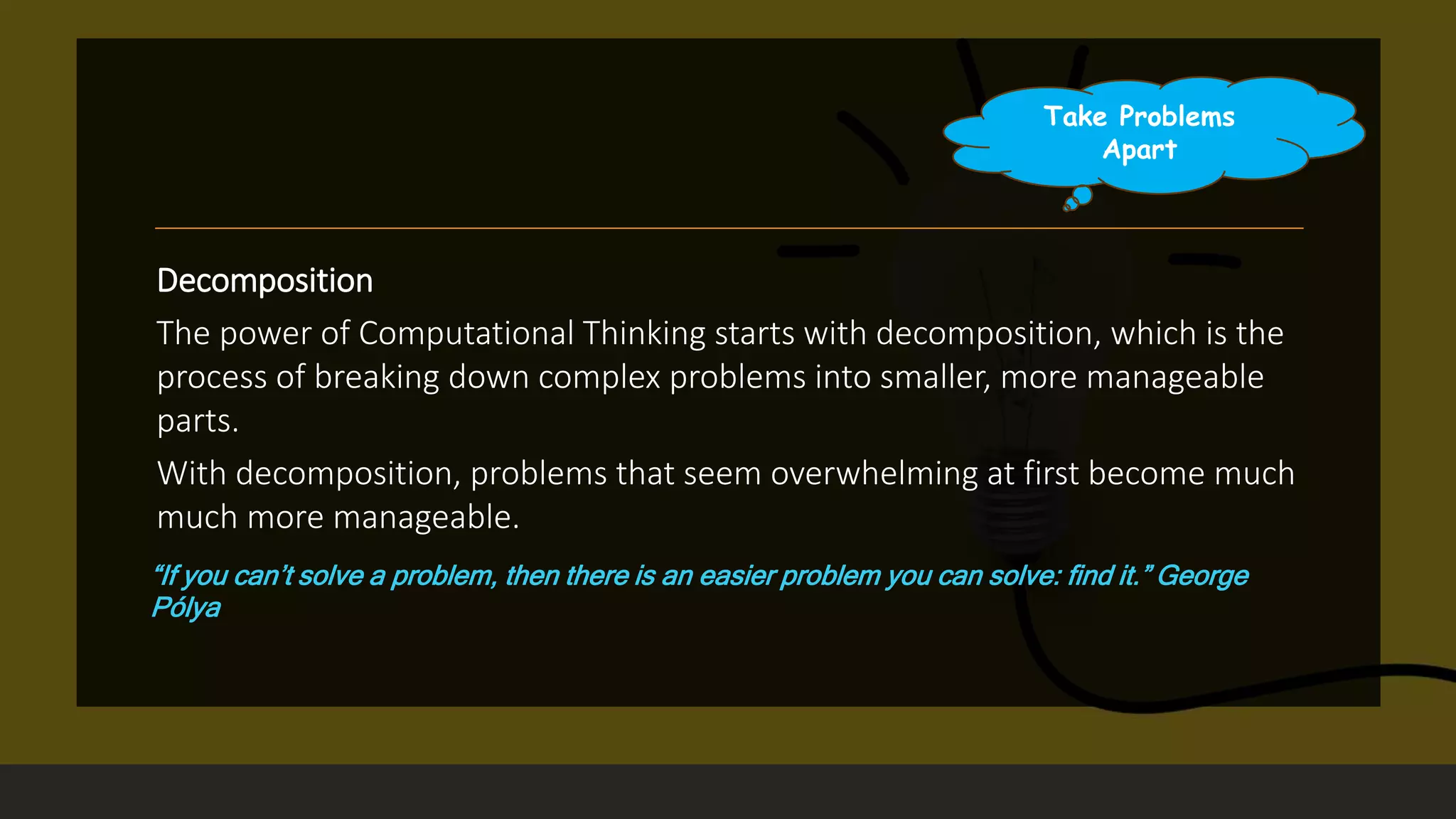 Computational Thinking - Middle School | PPTX