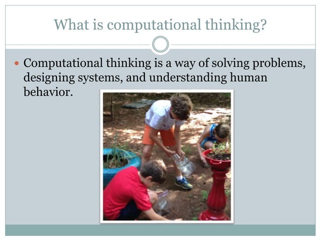 Computational Thinking & STEM = PBL in action | PPTX