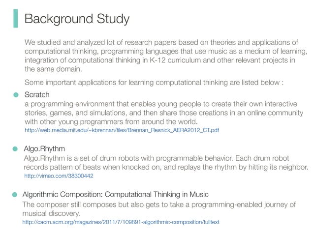Computational thinking through music | PDF