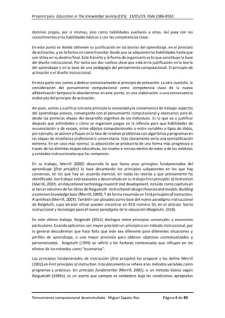 Pensamiento computacional desconectado. Computational thinking ...