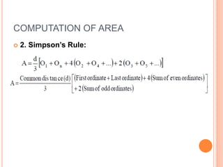 Computation of area | PPTX