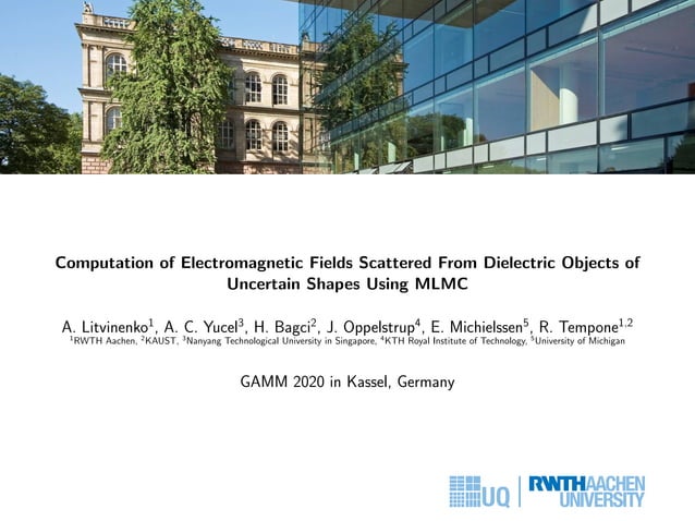 Computation of electromagnetic fields scattered from dielectric objects of uncertain shapes ...