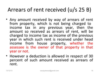 Computation of income from house property | PPT