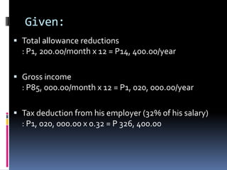Computation of income tax | PPTX