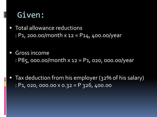 Computation of income tax | PPTX