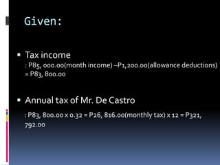Computation of income tax | PPTX