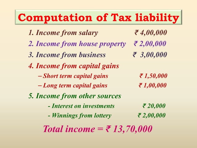 Computation of tax liability | PPTX