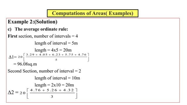 Computations of areas and volumes.pdf for engineers | PPT