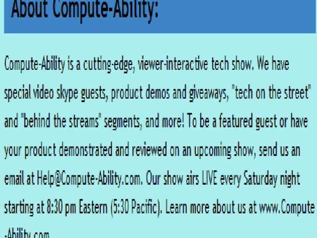 Compute Ability | PPTX | Web Development | Internet