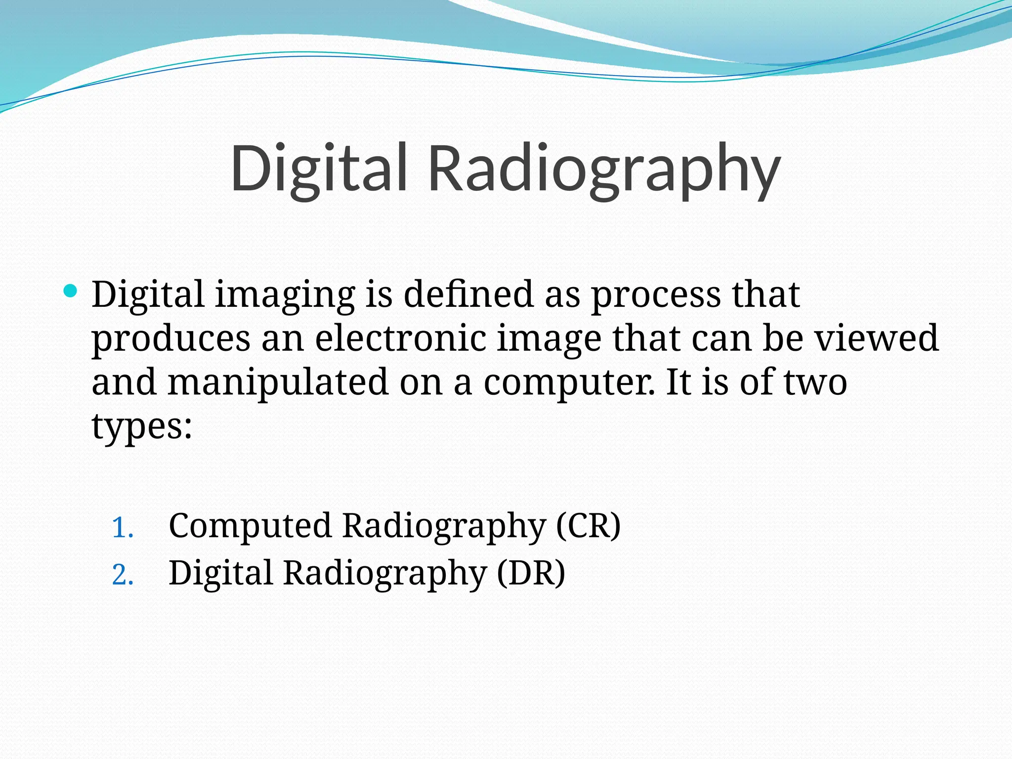 Computed and Direct Radiography.VVVVVpptx | PPTX