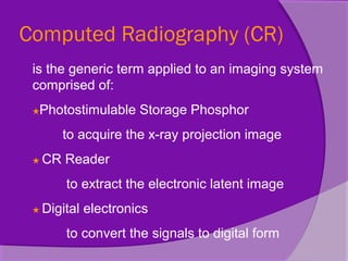 Computed radiography | PPT