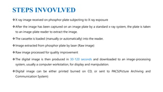 Computed radiography | PPTX