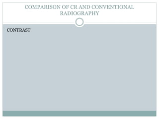 Computed radiography AND ITS ADVANTAGES | PPTX