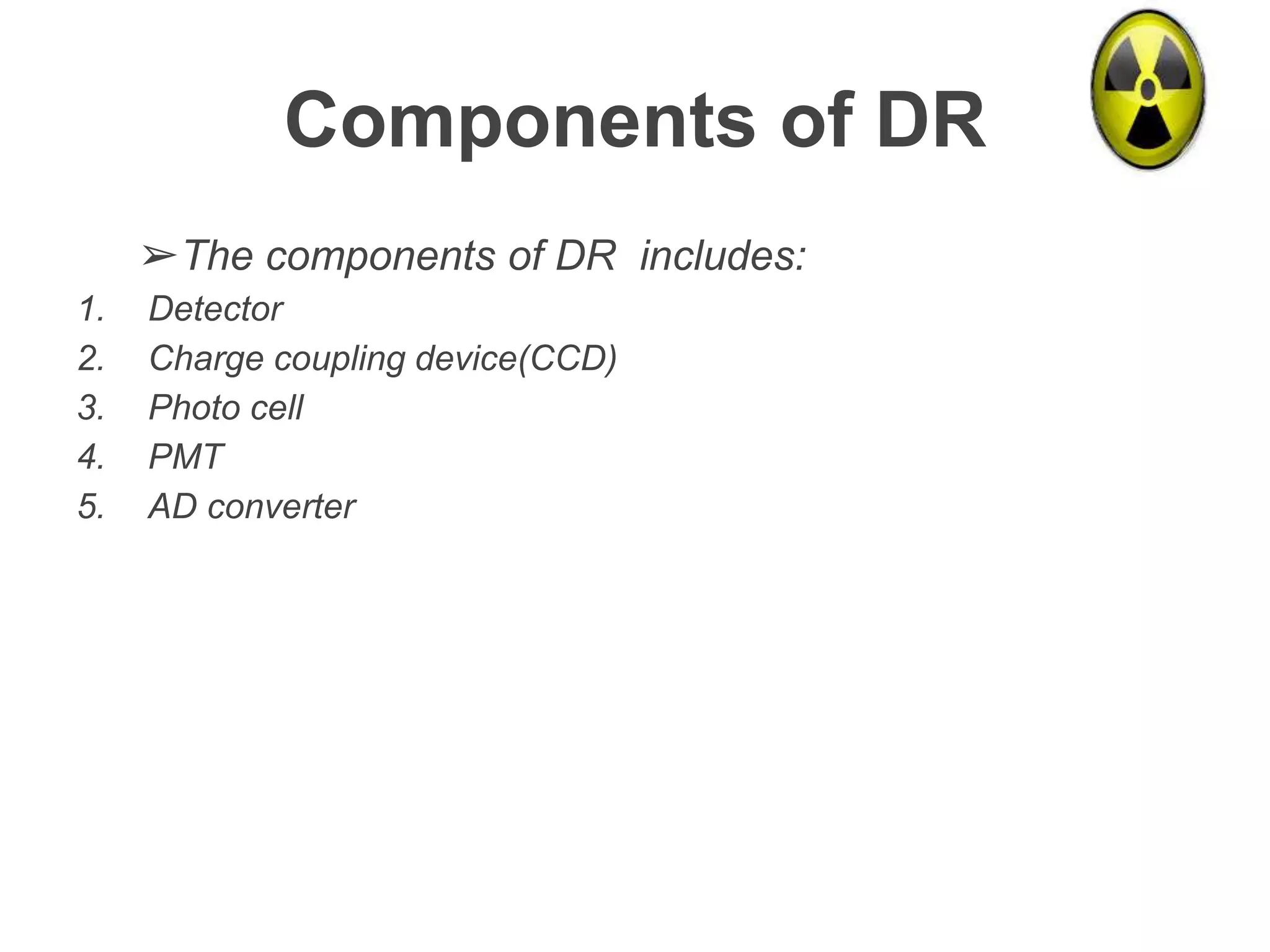 Computed radiography and digital radiography- CR/DR | PPTX