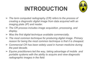 Computed radiography and digital radiography- CR/DR | PPTX