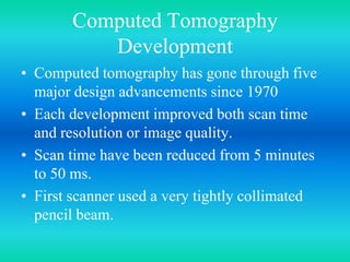 Computed tomography basics | PPTX