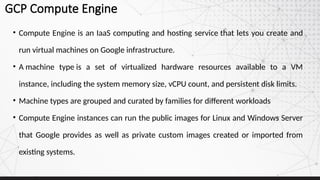 Google Cloud Platform Compute Engine Capabilities | PPTX