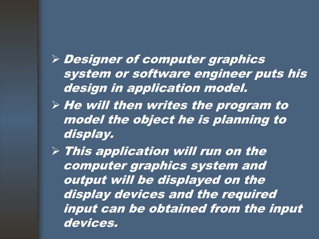 Compute graphics | PPT Compute graphics | PPT